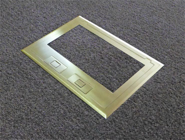 Electrical floor boxes - Four gang | Shallow floor box | FBS